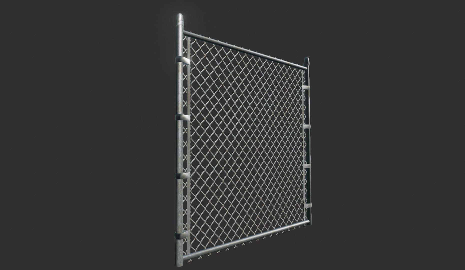 3d Model Wire Fence