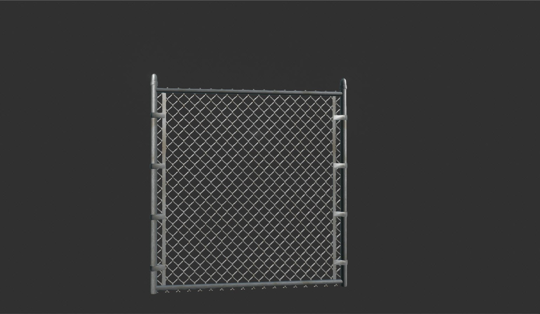 3d Model Wire Fence