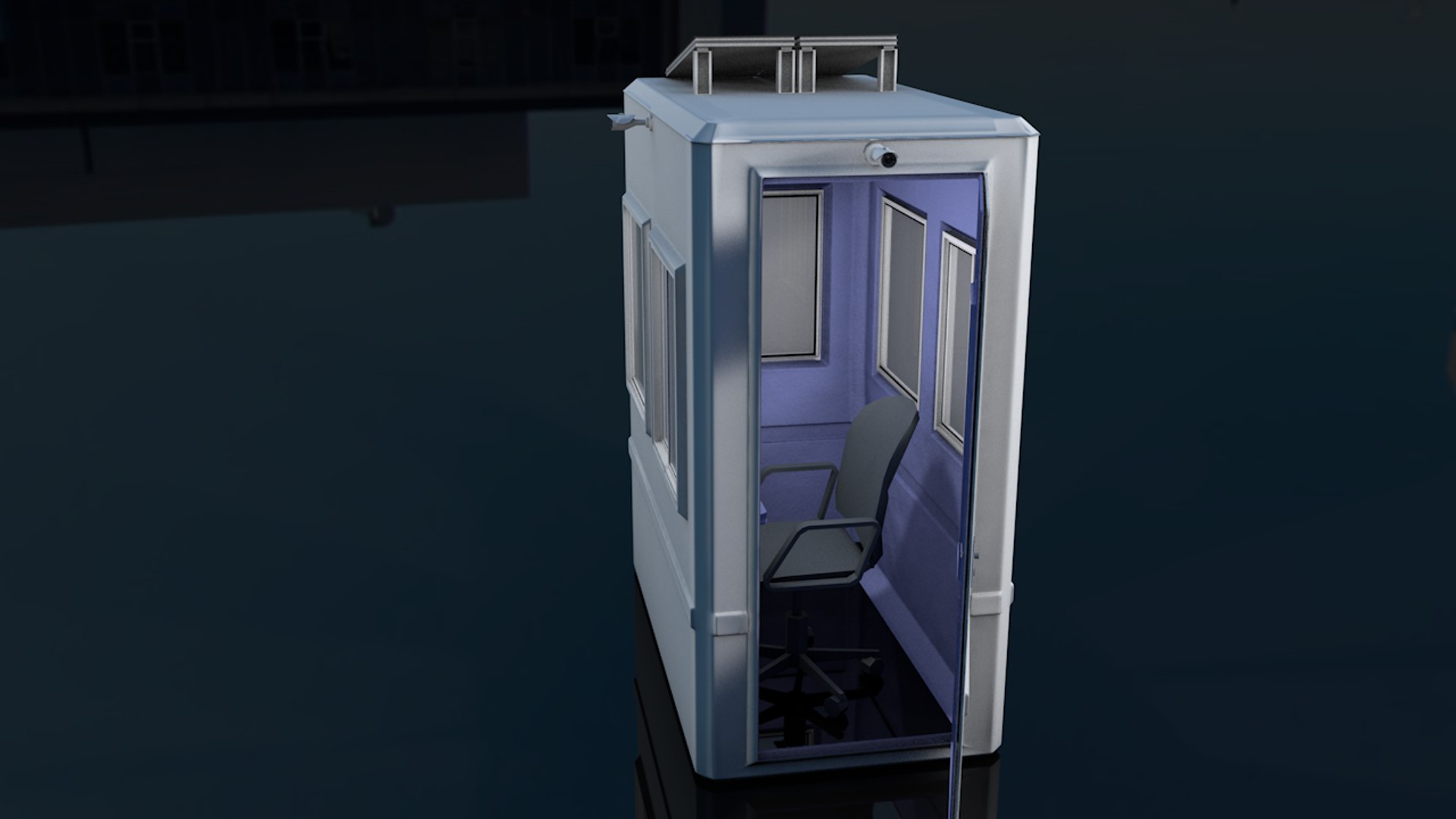 Security cabin 3D - TurboSquid 1364406