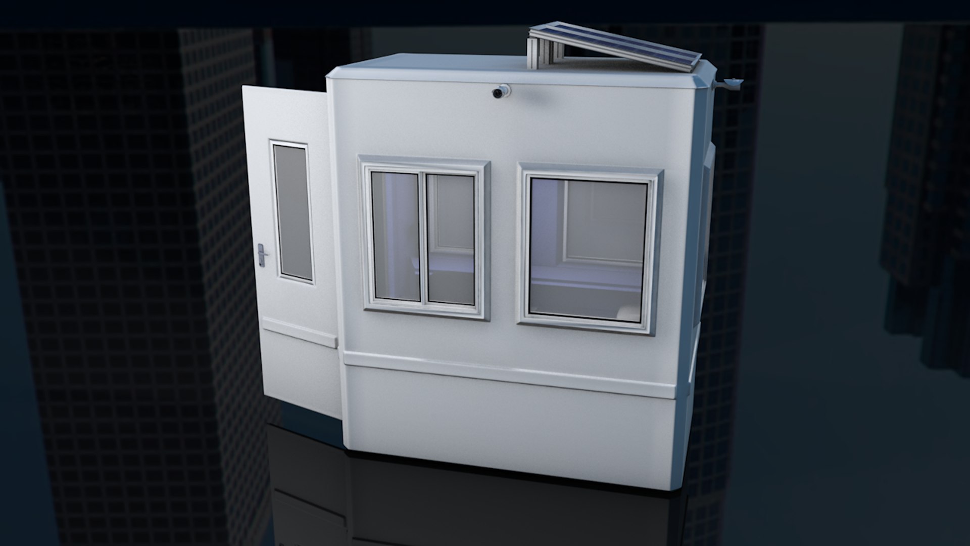 Security cabin 3D - TurboSquid 1364406
