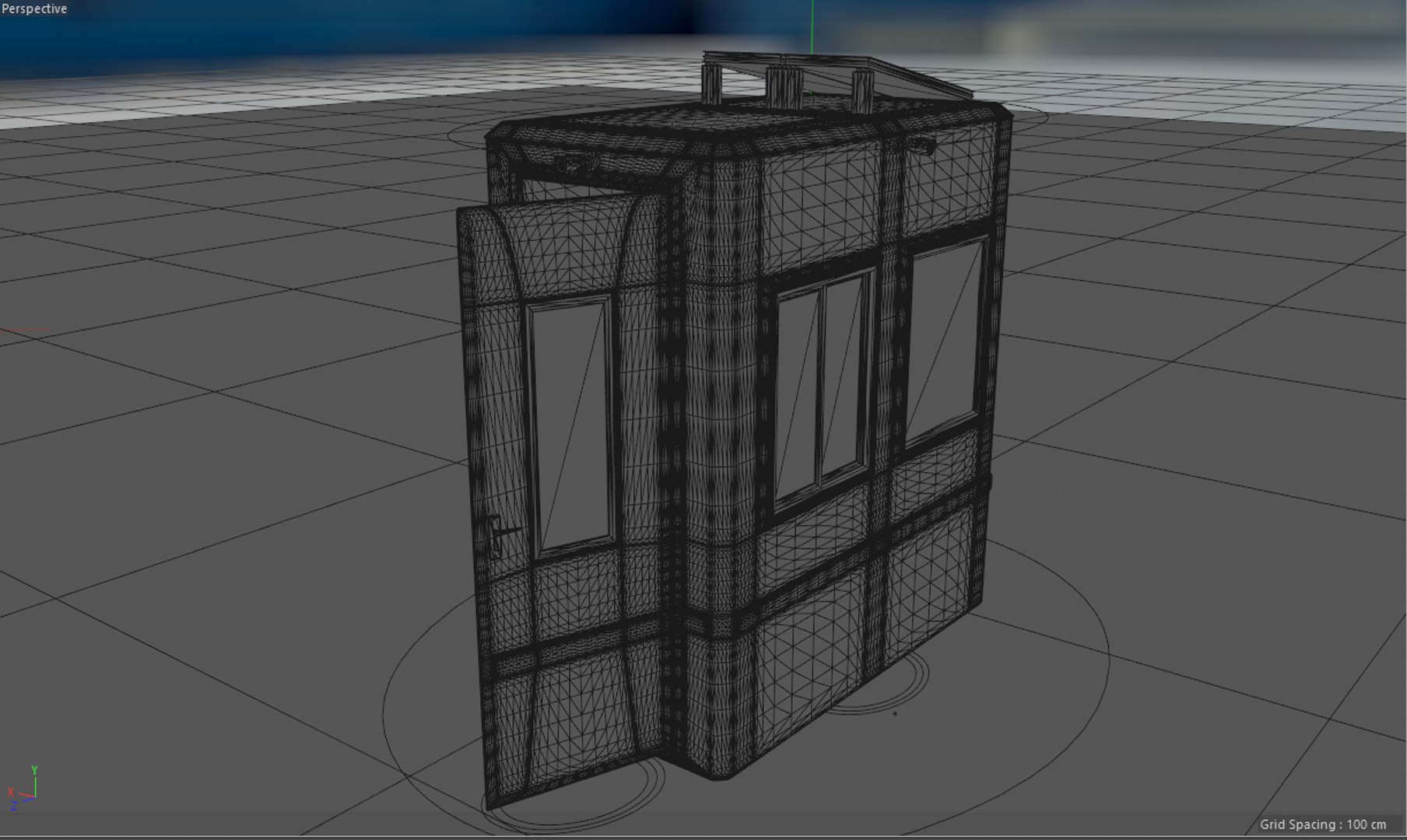 Security cabin 3D - TurboSquid 1364406