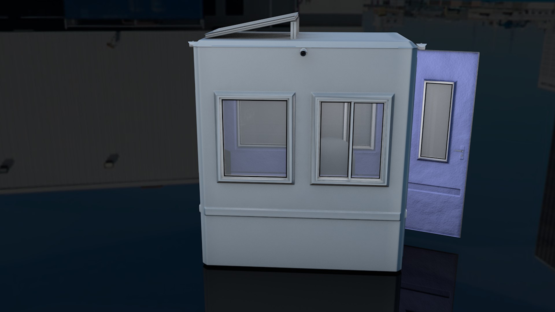Security cabin 3D - TurboSquid 1364406