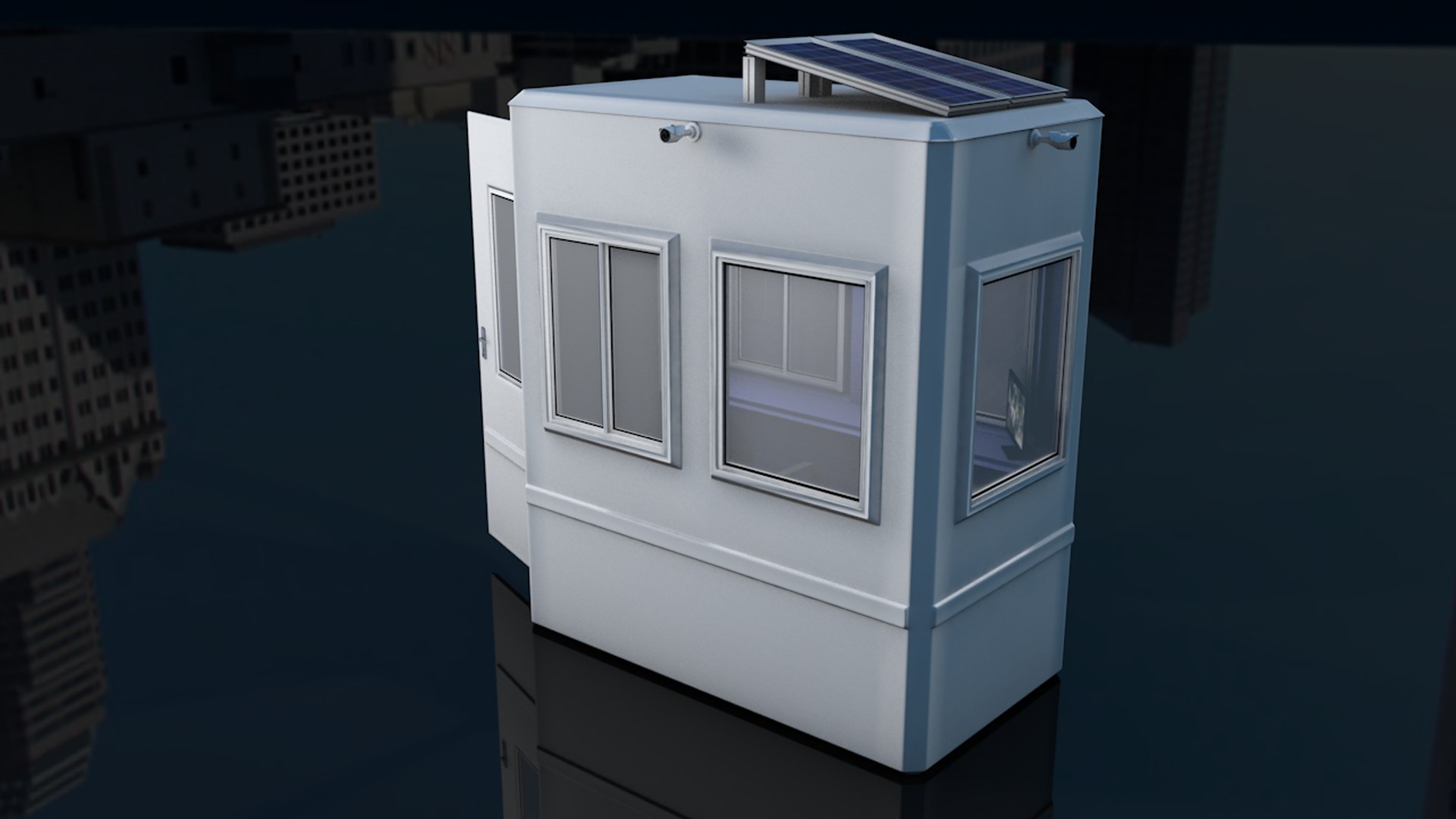 Security cabin 3D - TurboSquid 1364406