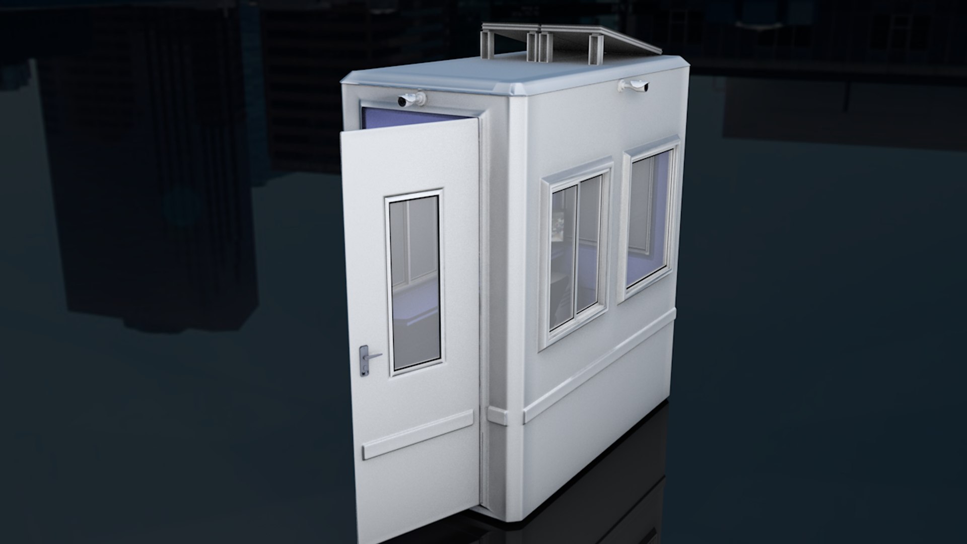 Security cabin 3D - TurboSquid 1364406