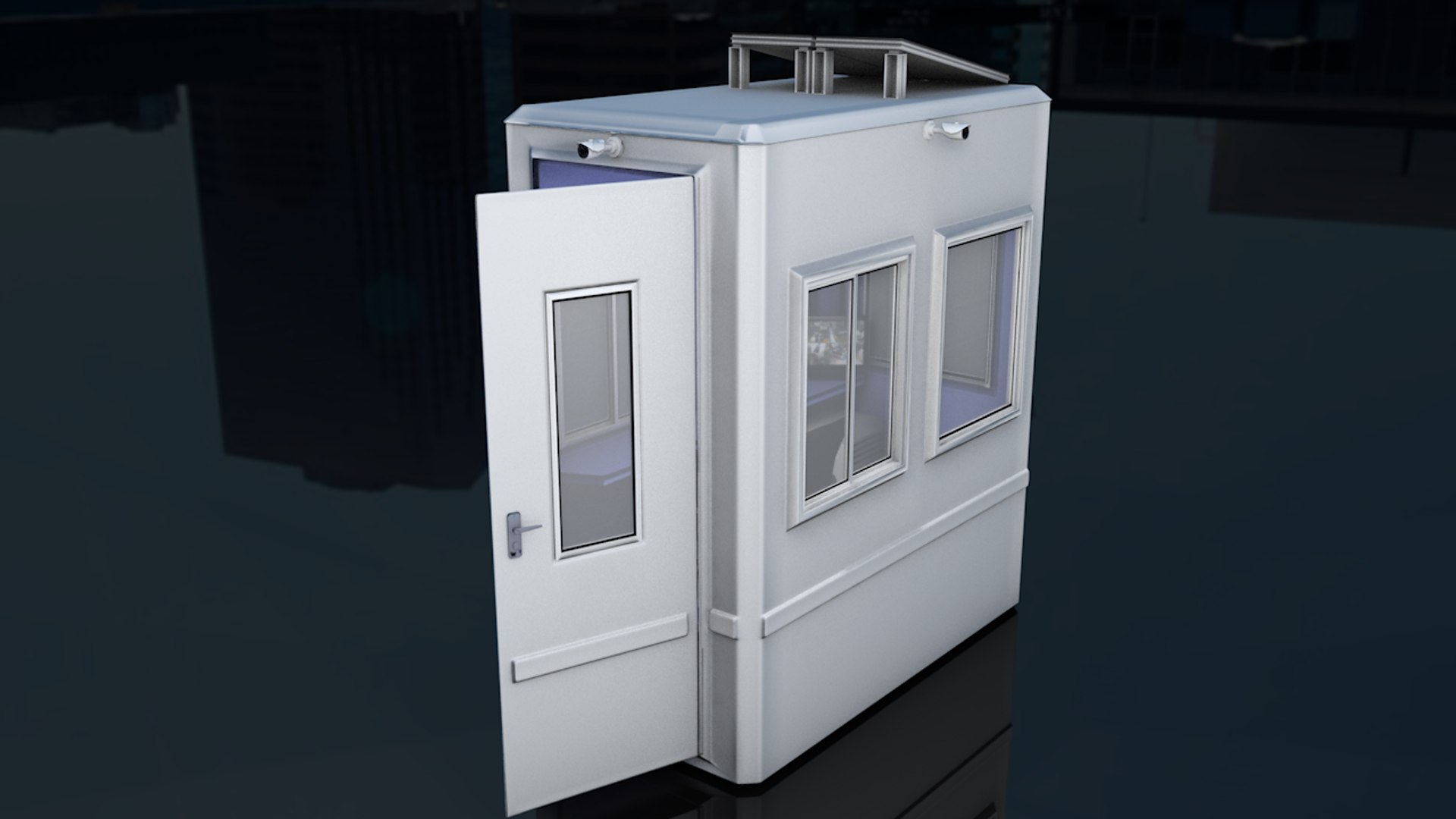 Security cabin 3D - TurboSquid 1364406