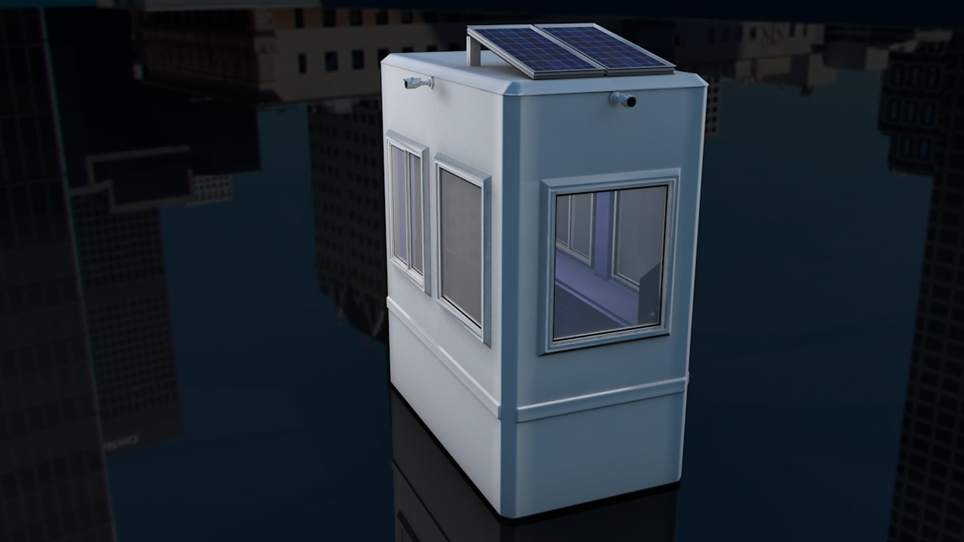 Security cabin 3D - TurboSquid 1364406
