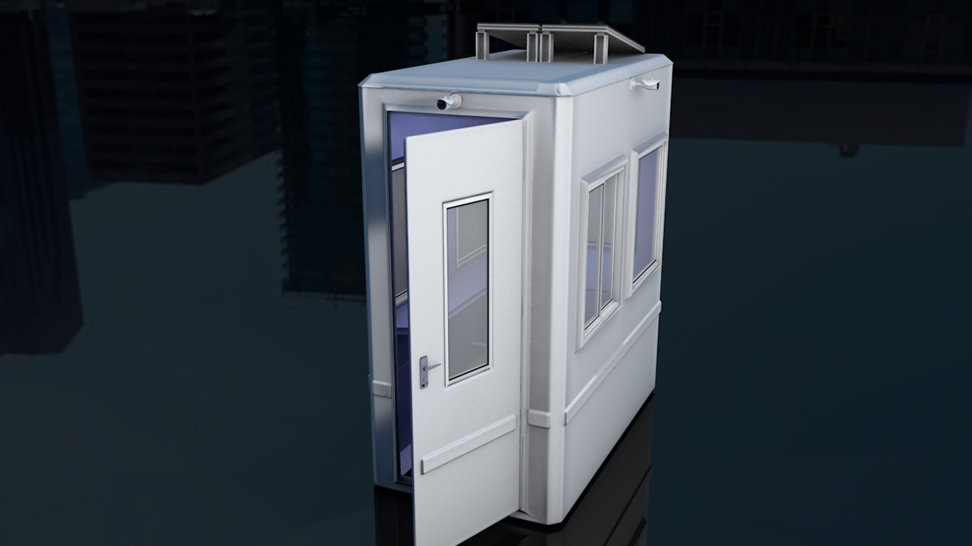 Security cabin 3D - TurboSquid 1364406