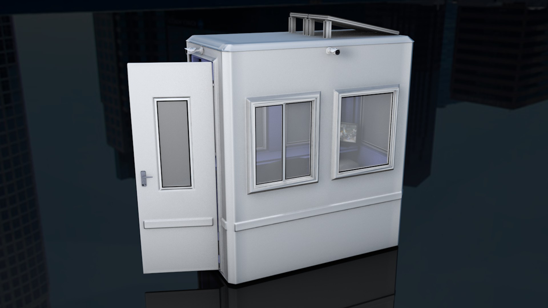 Security cabin 3D - TurboSquid 1364406