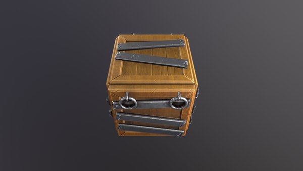 modelo 3d Stylized crate - TurboSquid 1976253