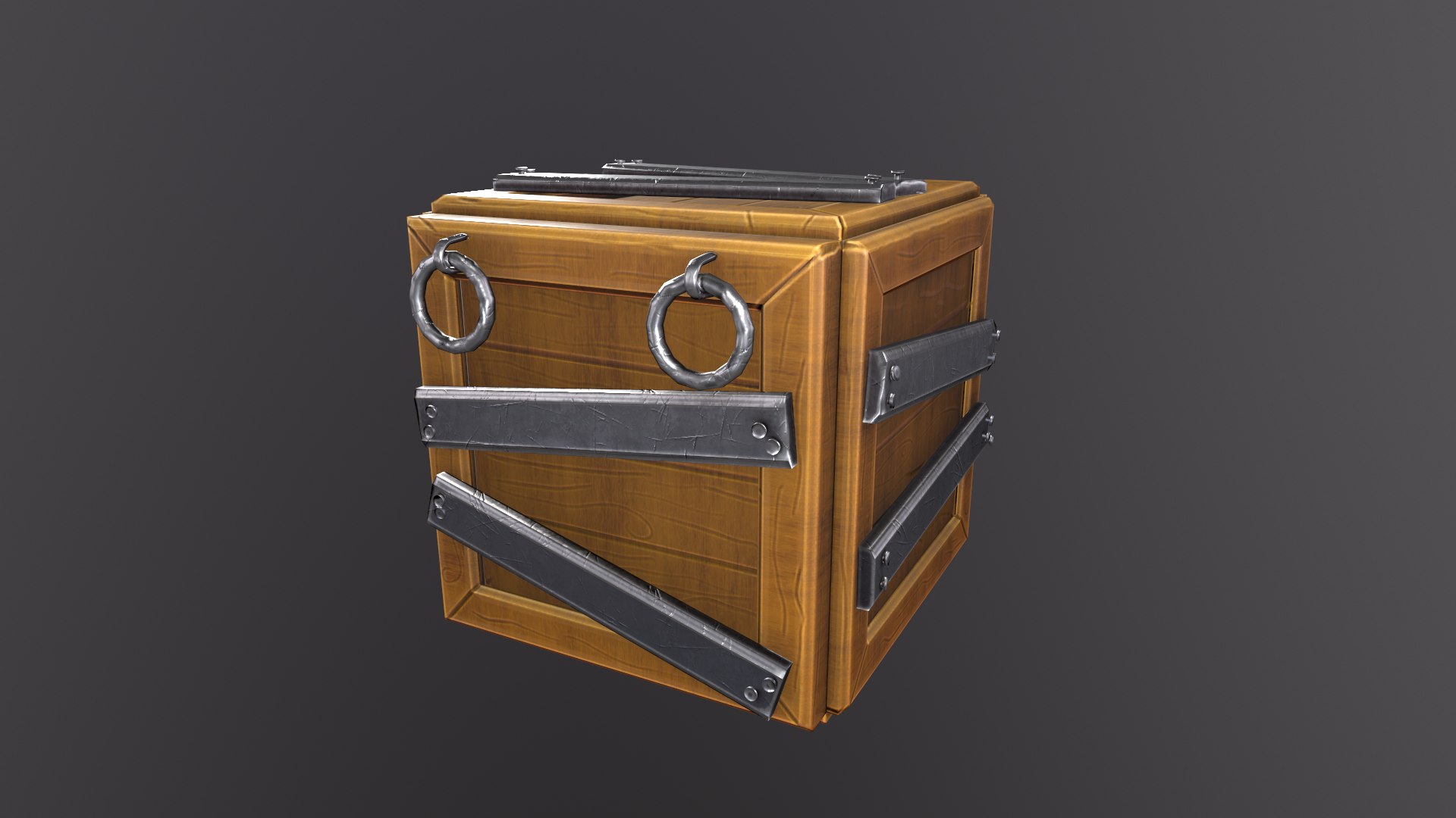 Stylized Crate Model - TurboSquid 1976253