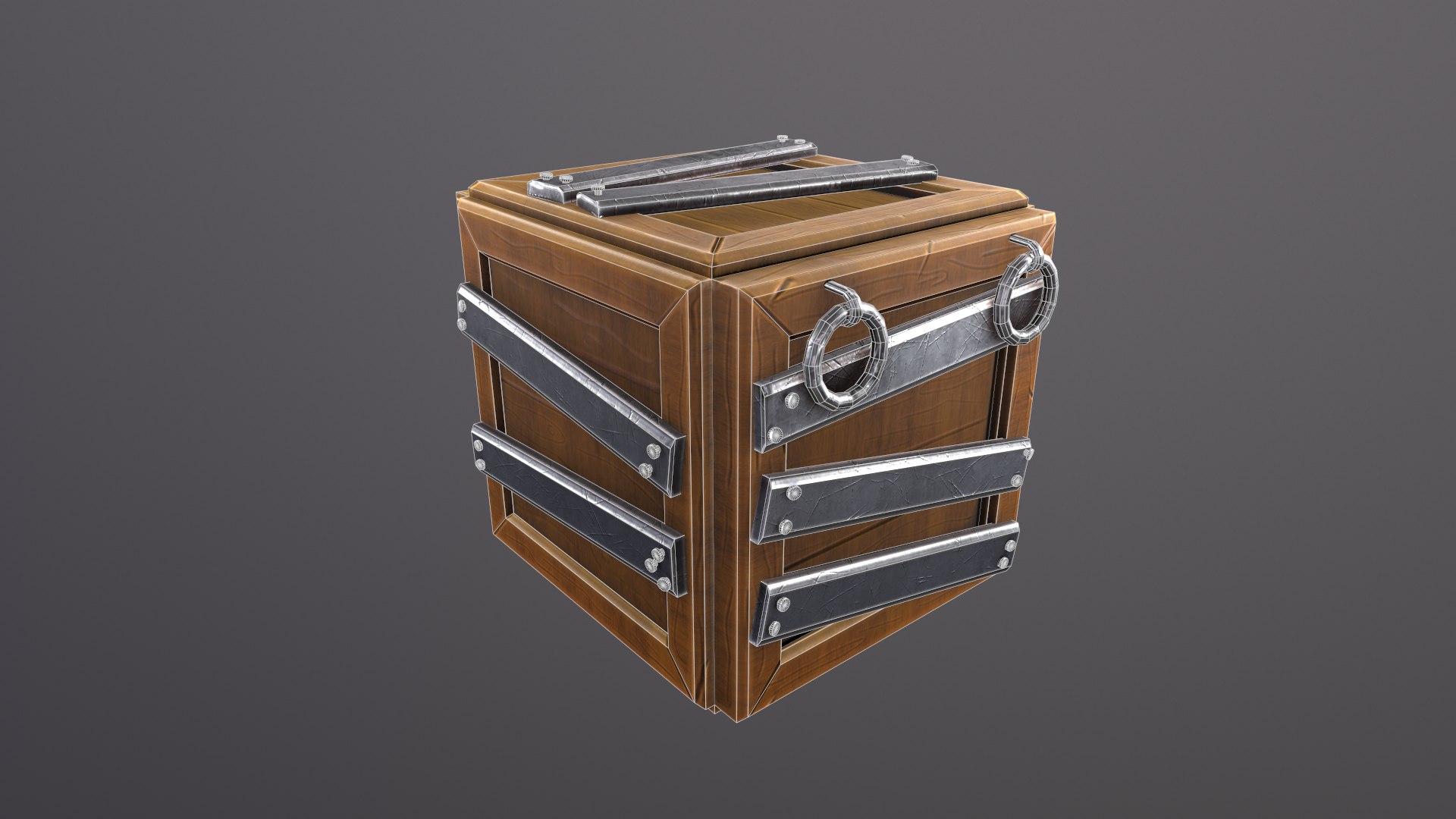Stylized Crate Model - TurboSquid 1976253