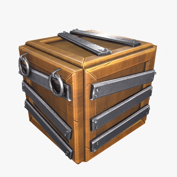 modelo 3d Stylized crate - TurboSquid 1976253