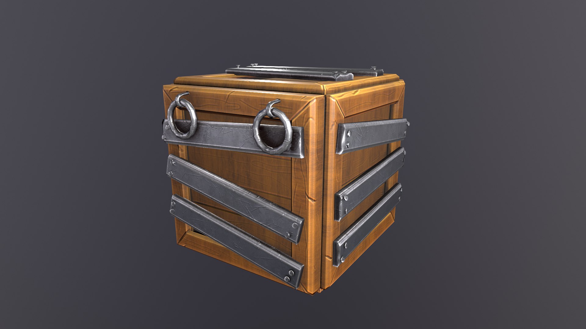 Stylized Crate Model - TurboSquid 1976253
