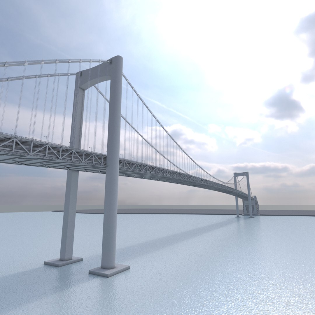 3d Rainbow Bridge Tokyo
