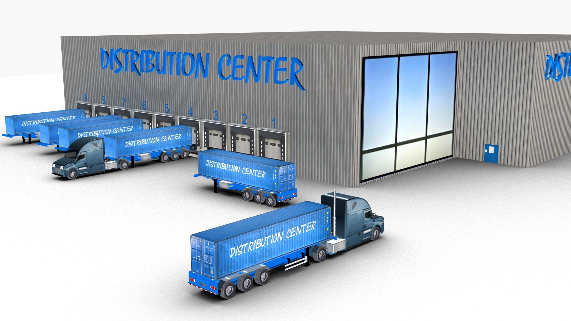 Distribution Center 3D - TurboSquid 1768517