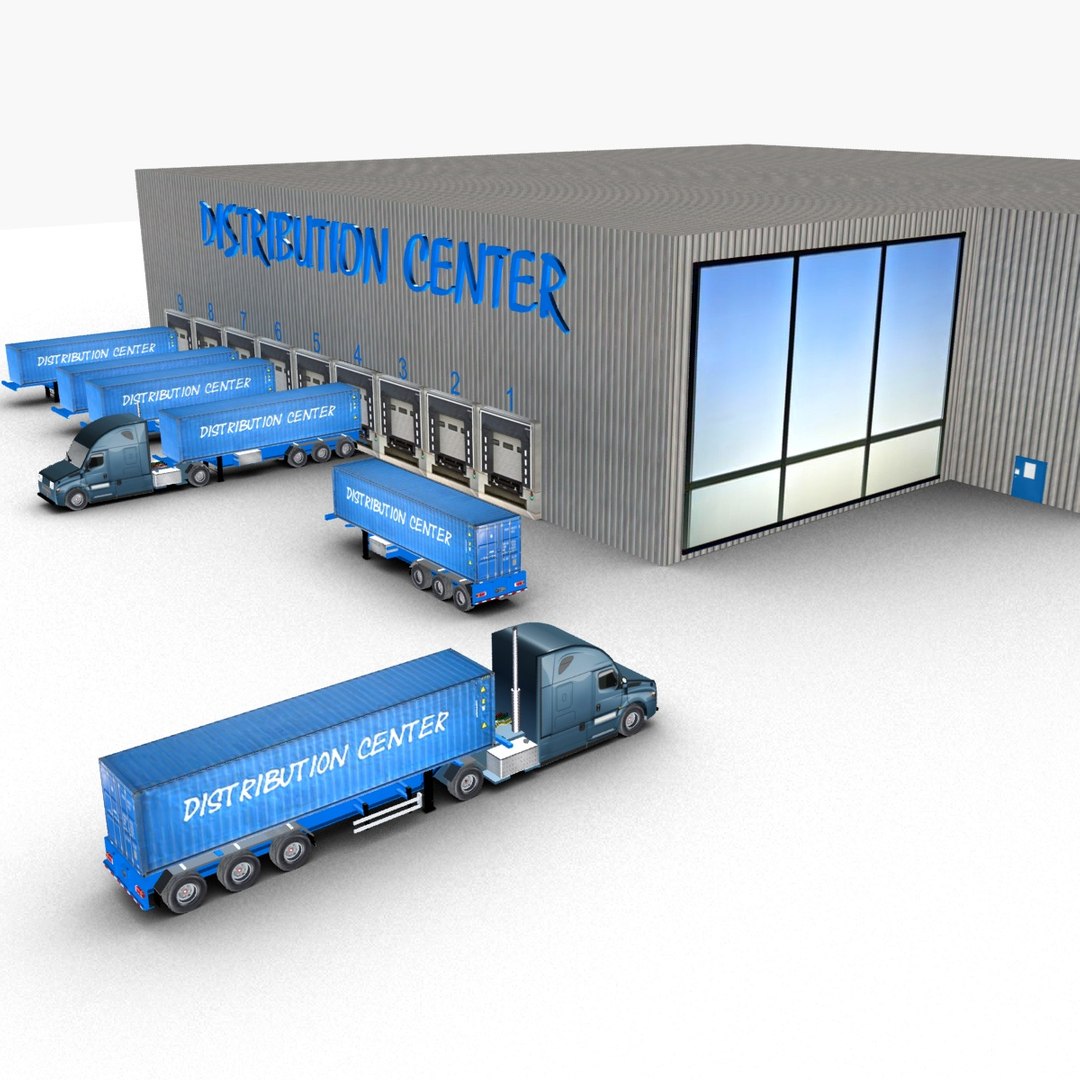 Distribution Center 3D - TurboSquid 1768517