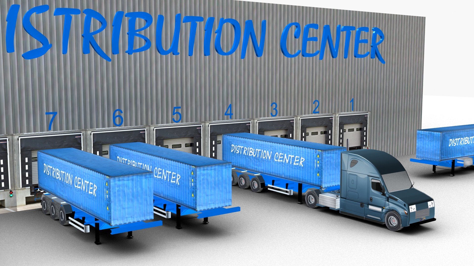 Distribution Center 3D - TurboSquid 1768517