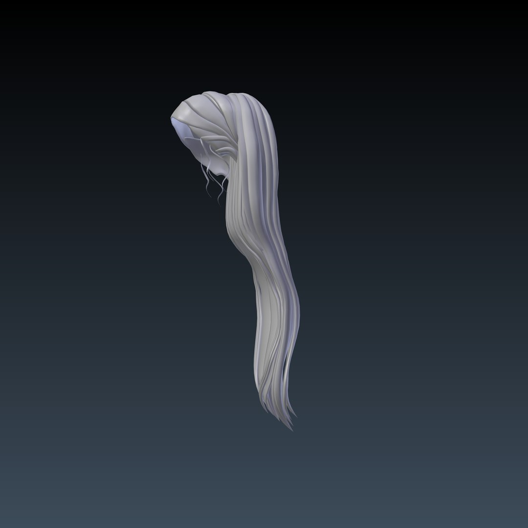 3D Hairstyle Secondlife Model - TurboSquid 1650491