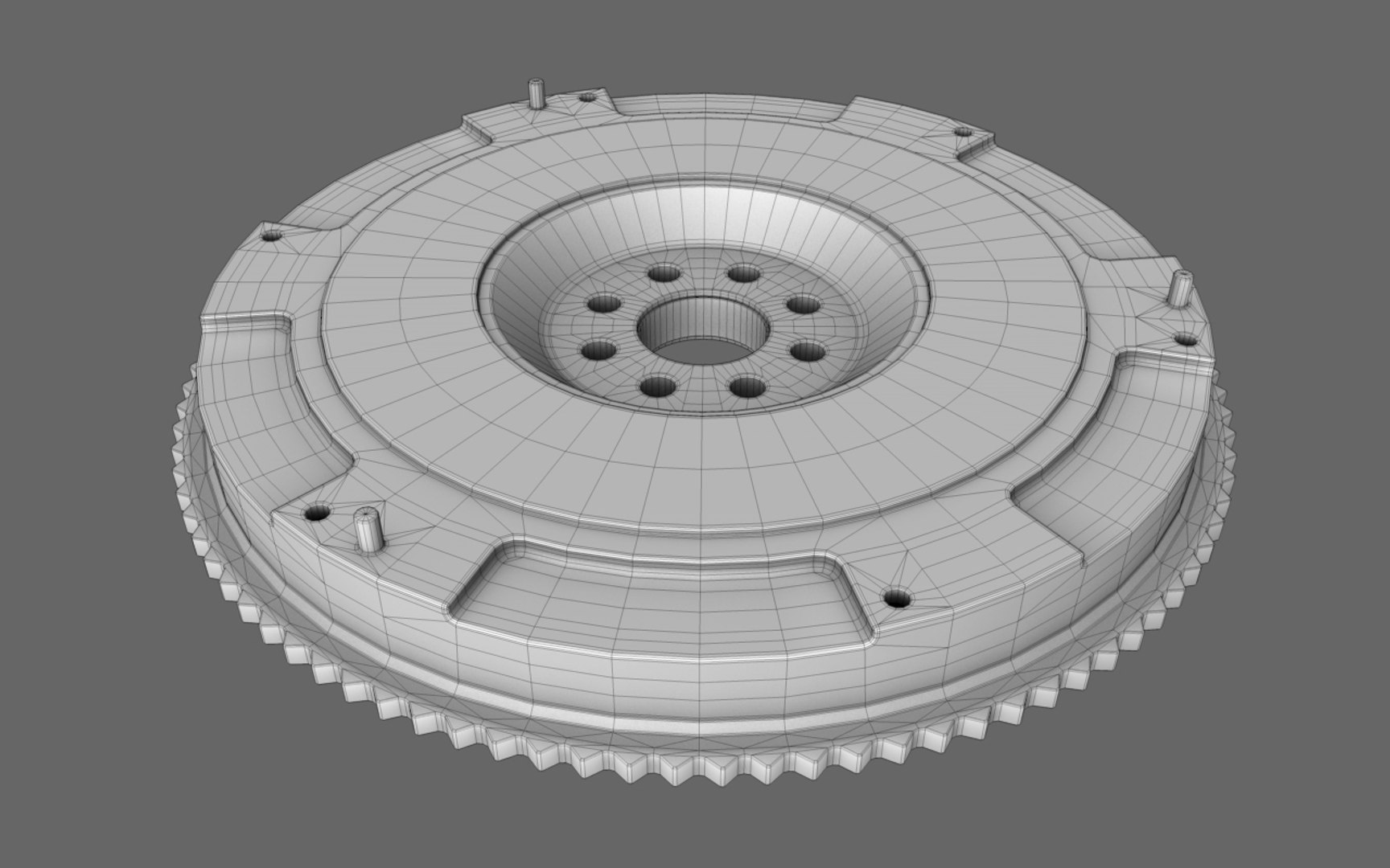 3d Model Flywheel Sport
