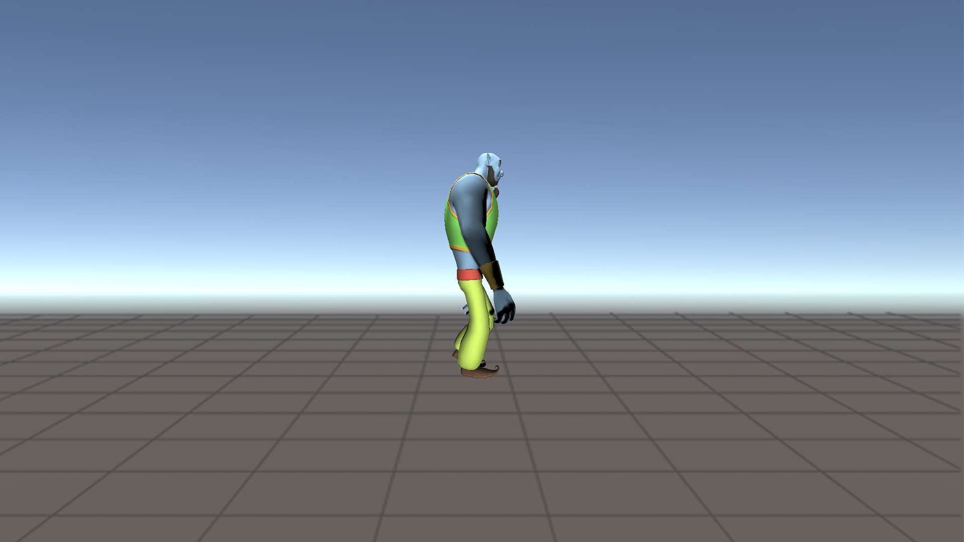 Blue genie character model - TurboSquid 1597632
