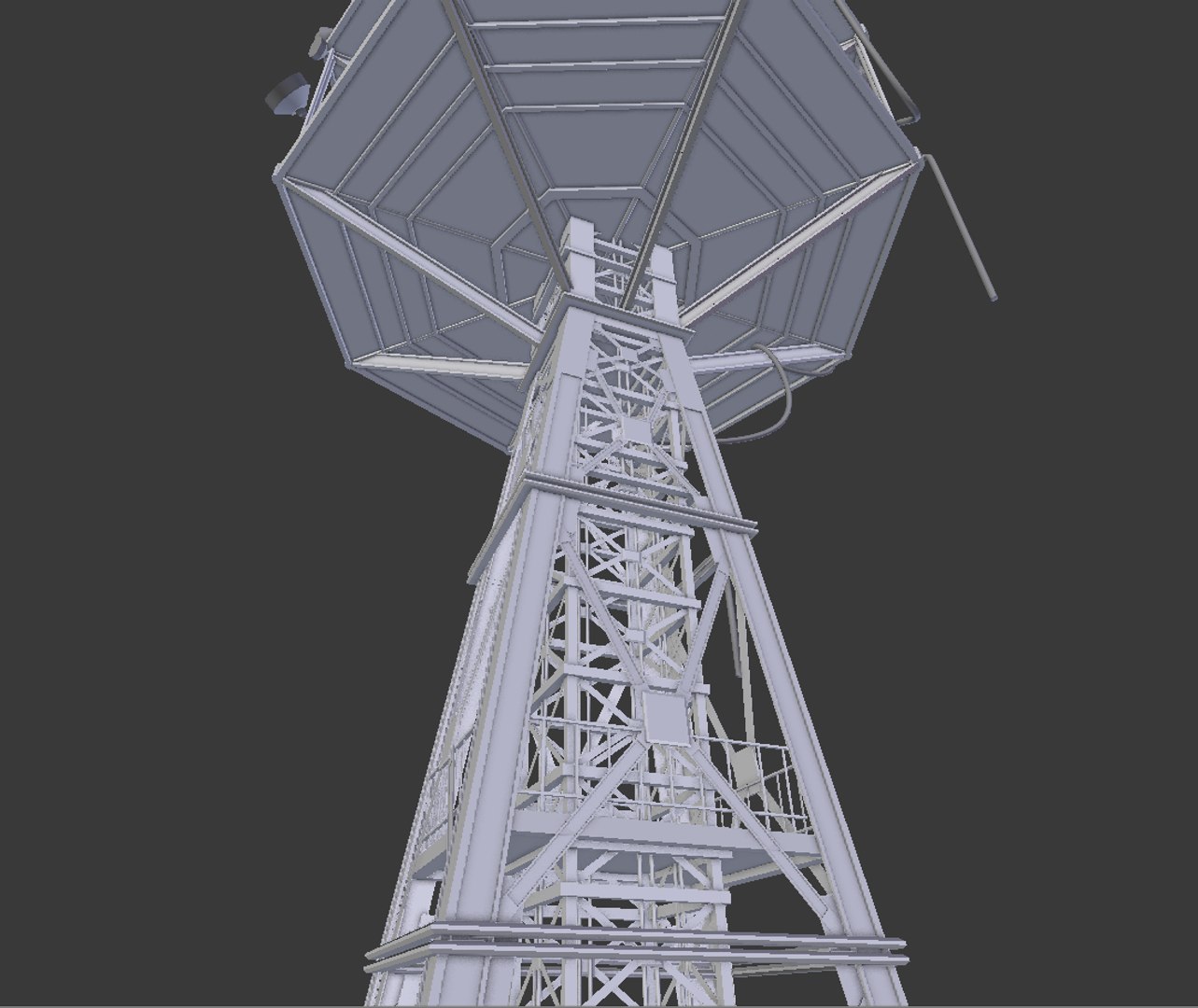 3D Radio Tower Model - TurboSquid 1225844