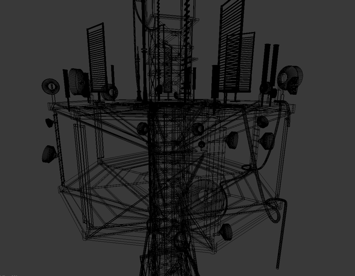 3D Radio Tower Model - TurboSquid 1225844