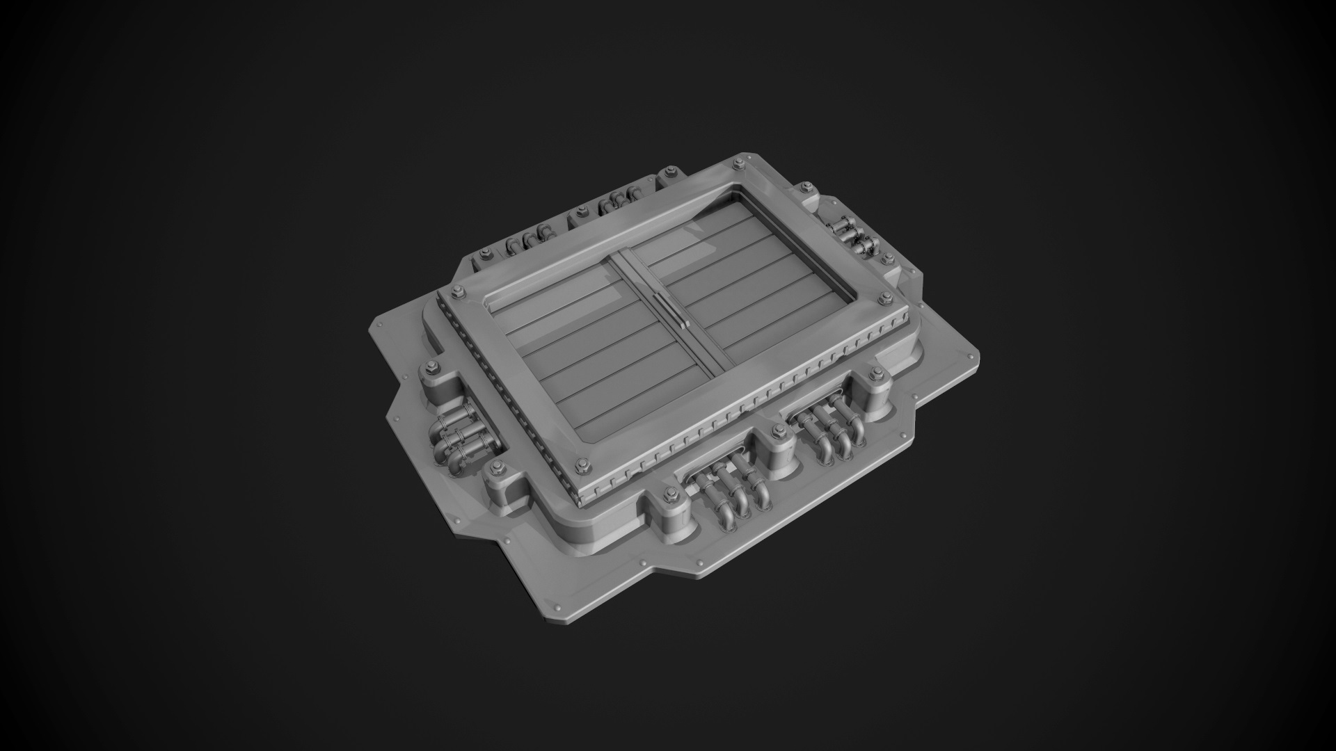 Scifi Garbage Chute 3D Model - TurboSquid 1270035