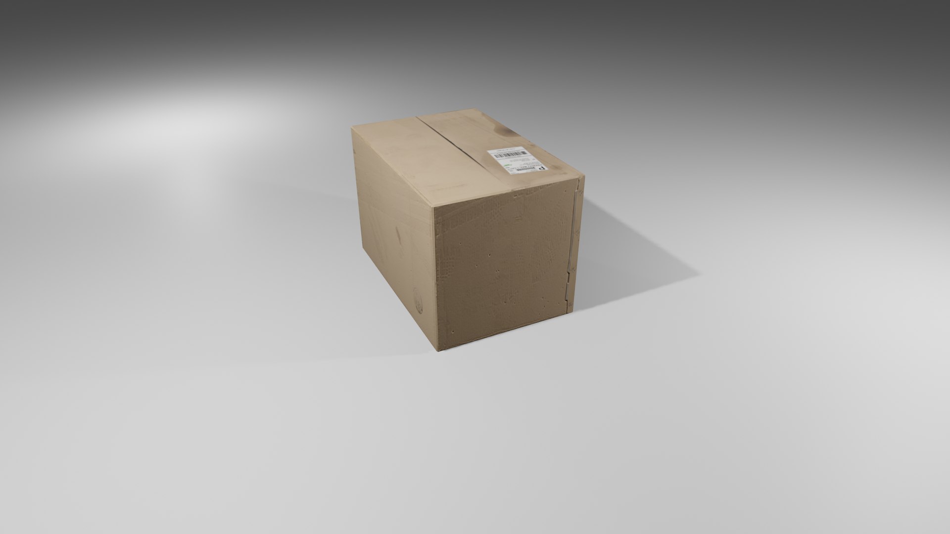 Worn Cardboard Box 3D Model - TurboSquid 1704797