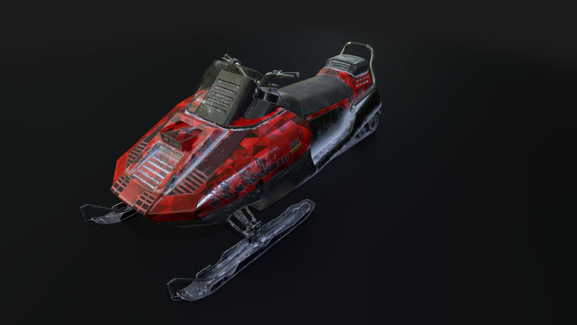 Snowmobile 3D Model - TurboSquid 2379792