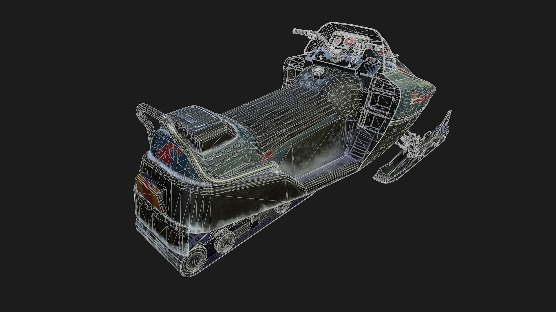 Snowmobile 3D Model - TurboSquid 2379792