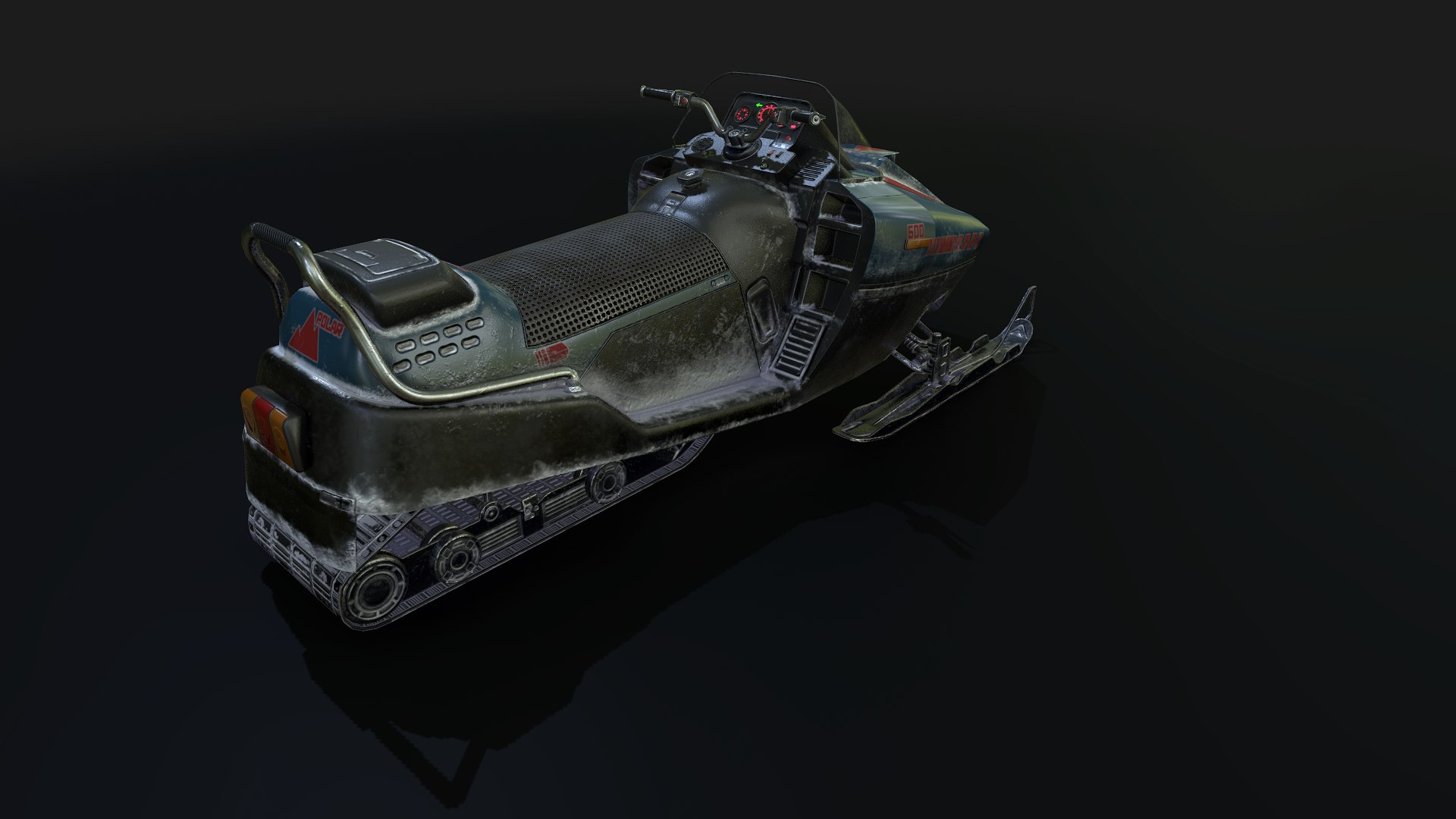 Snowmobile 3D Model - TurboSquid 2379792