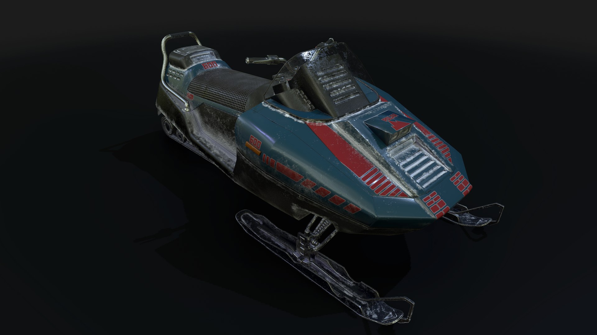Snowmobile 3D Model - TurboSquid 2379792