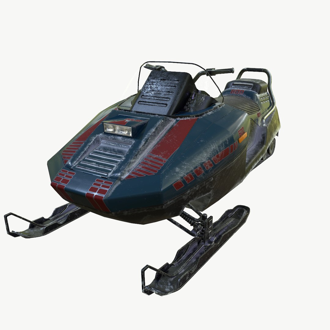 Snowmobile 3D Model - TurboSquid 2379792