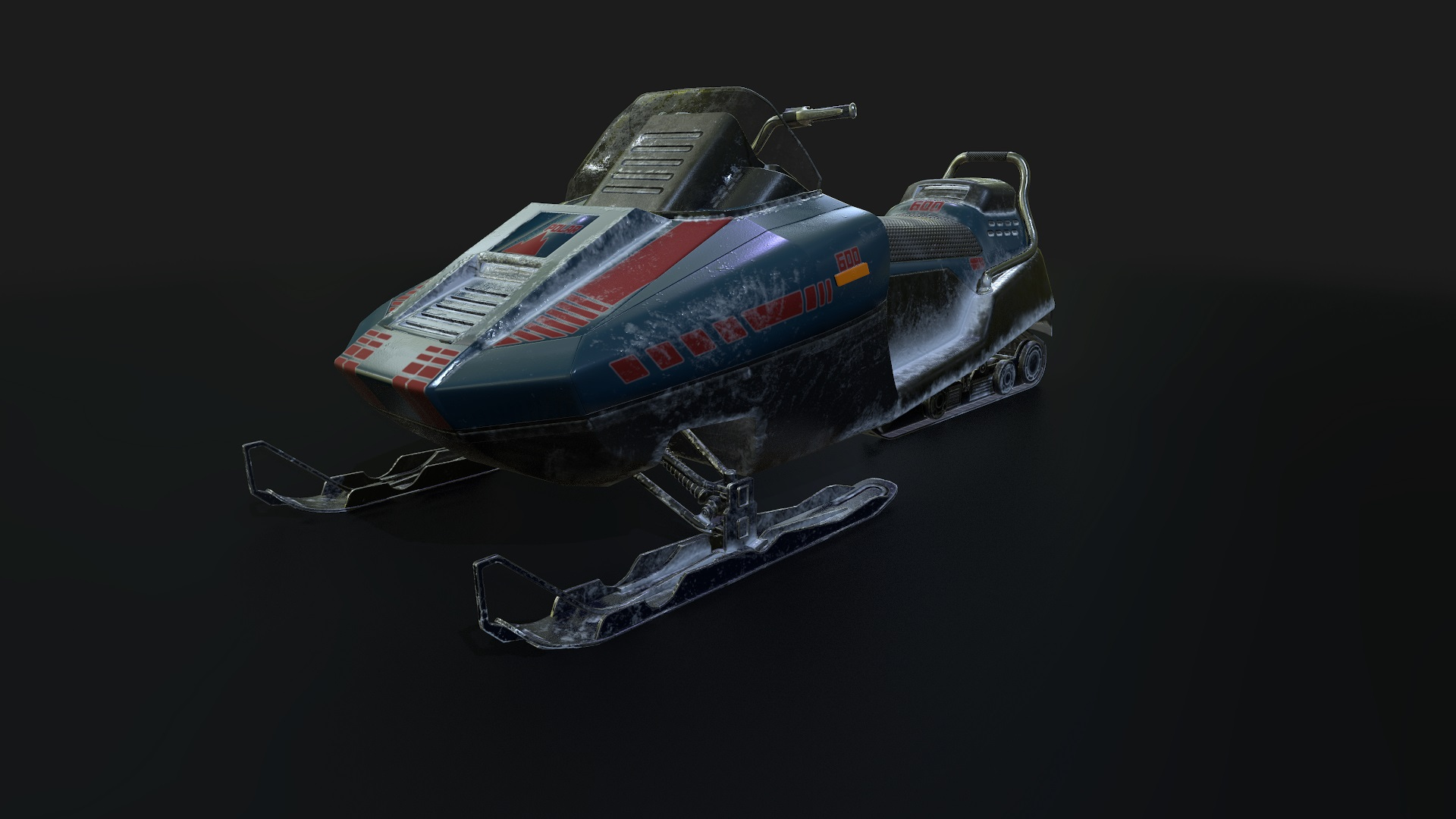 Snowmobile 3D Model - TurboSquid 2379792