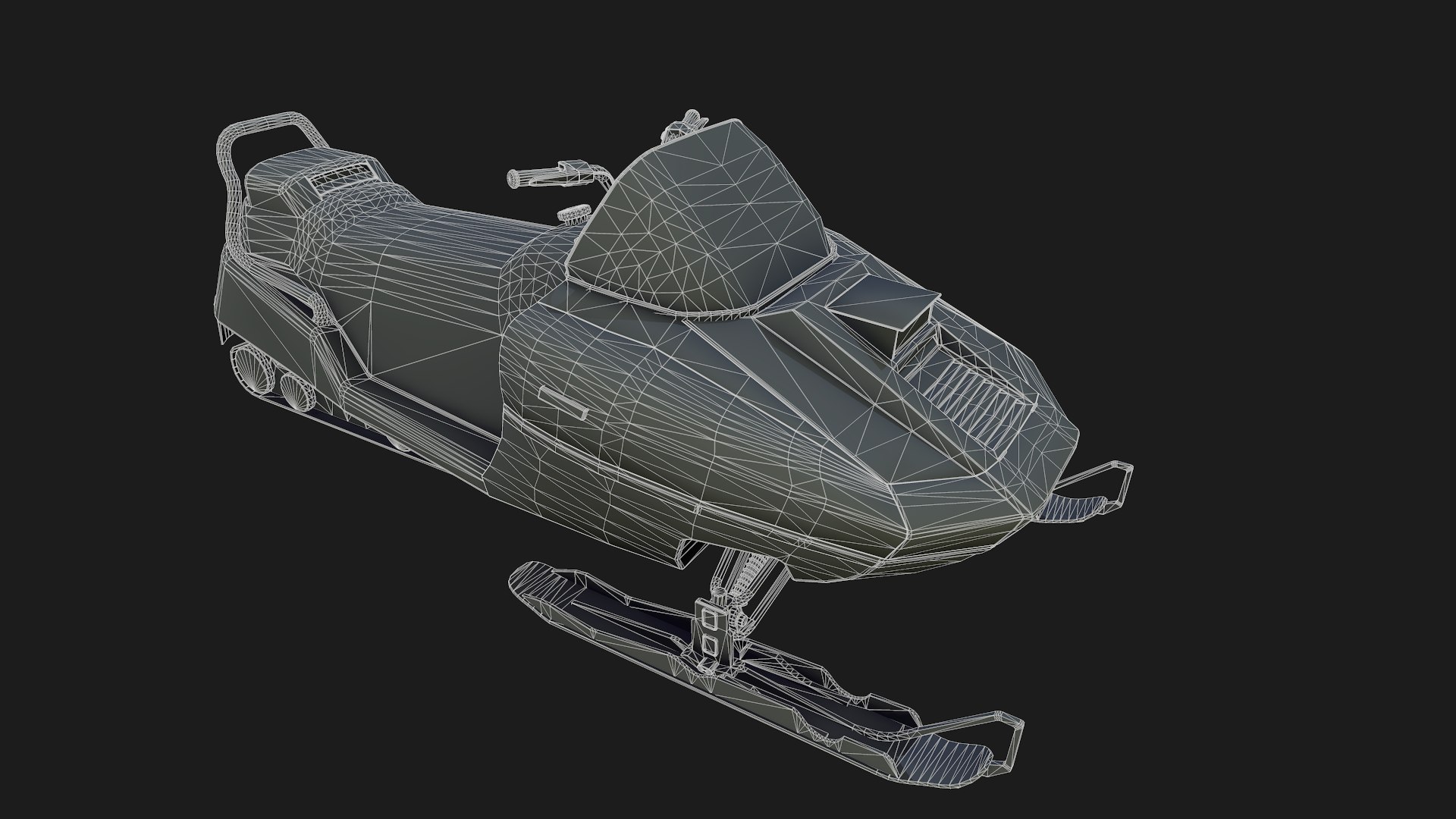 Snowmobile 3D Model - TurboSquid 2379792
