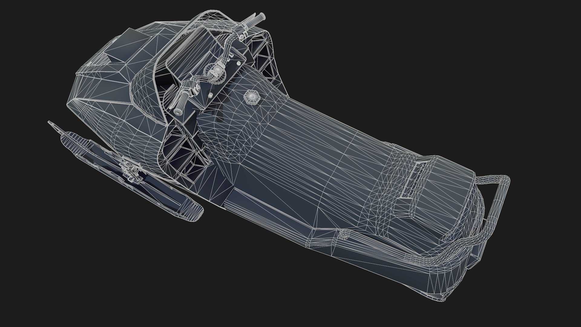 Snowmobile 3D Model - TurboSquid 2379792
