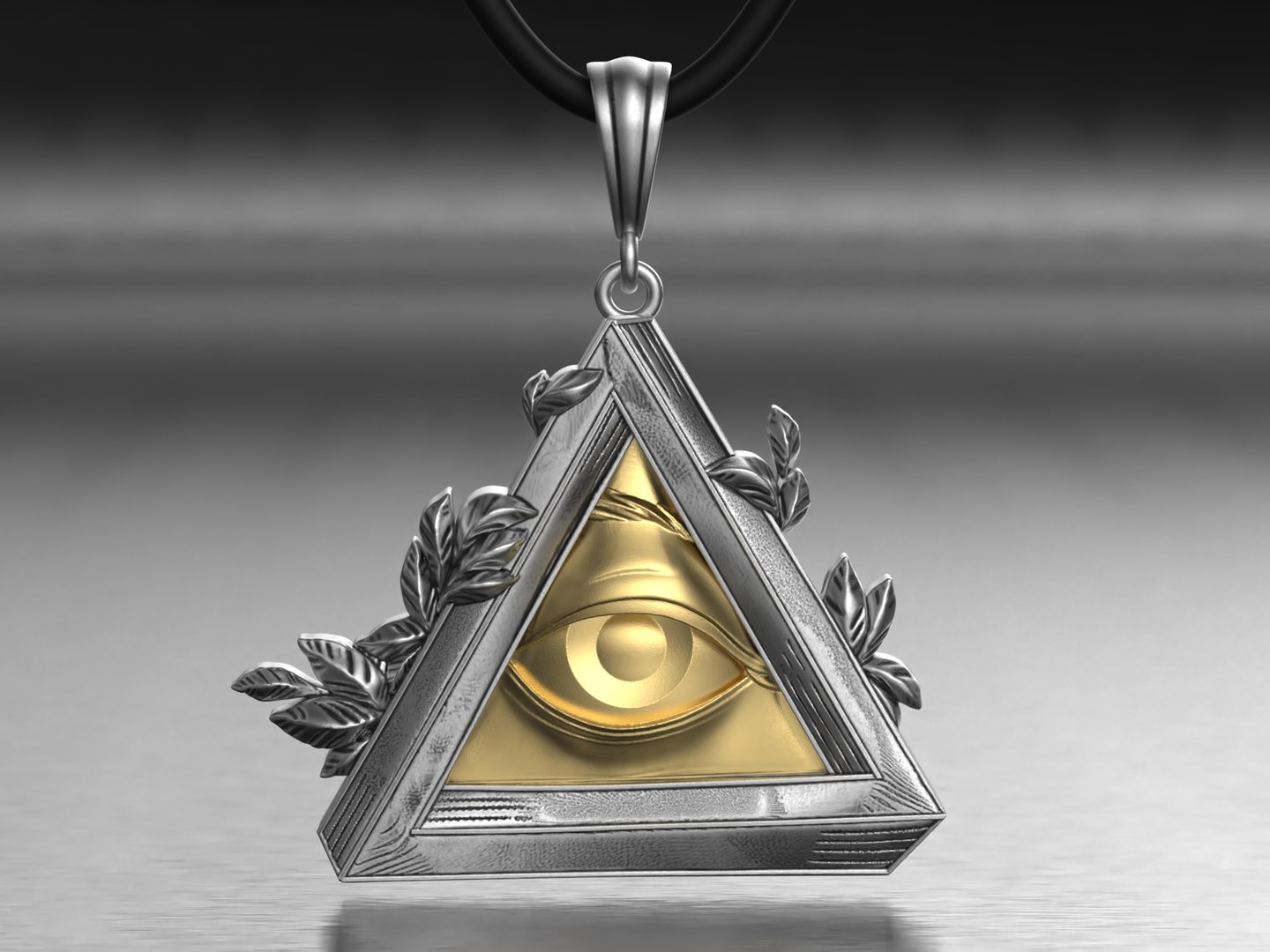 3D Jewelry Pendant Triangle with Eye Masonic Symbol 0321 Stl 3dm Fbx - TurboSquid 2106947