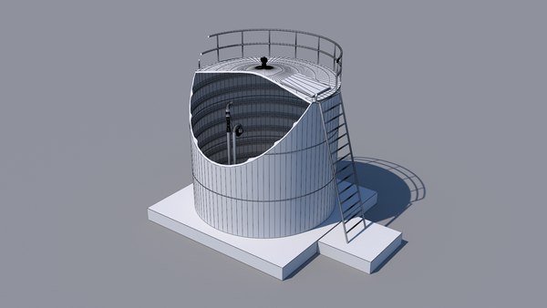 3D water tank - TurboSquid 1536983