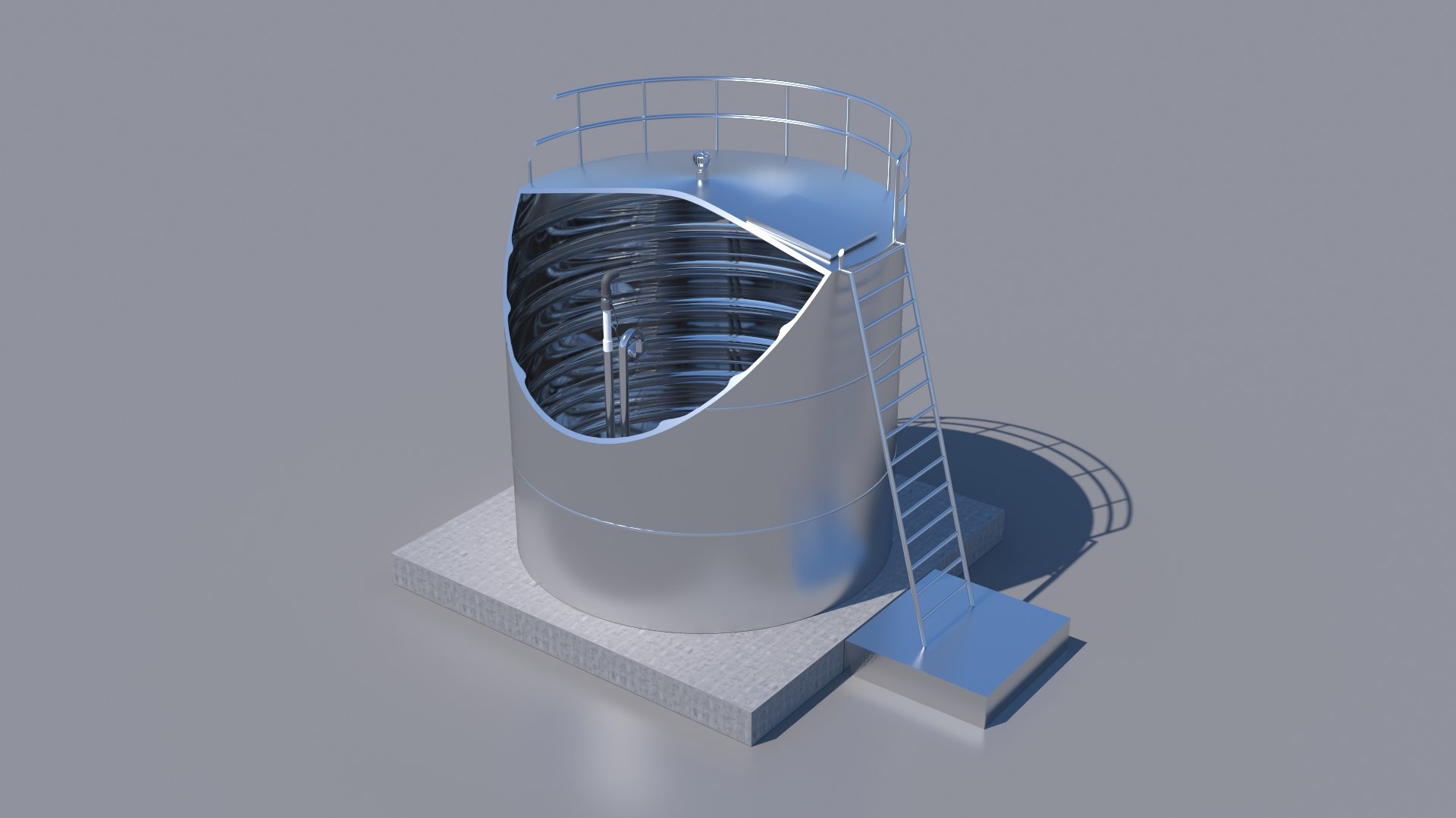 3D Water Tank - TurboSquid 1536983