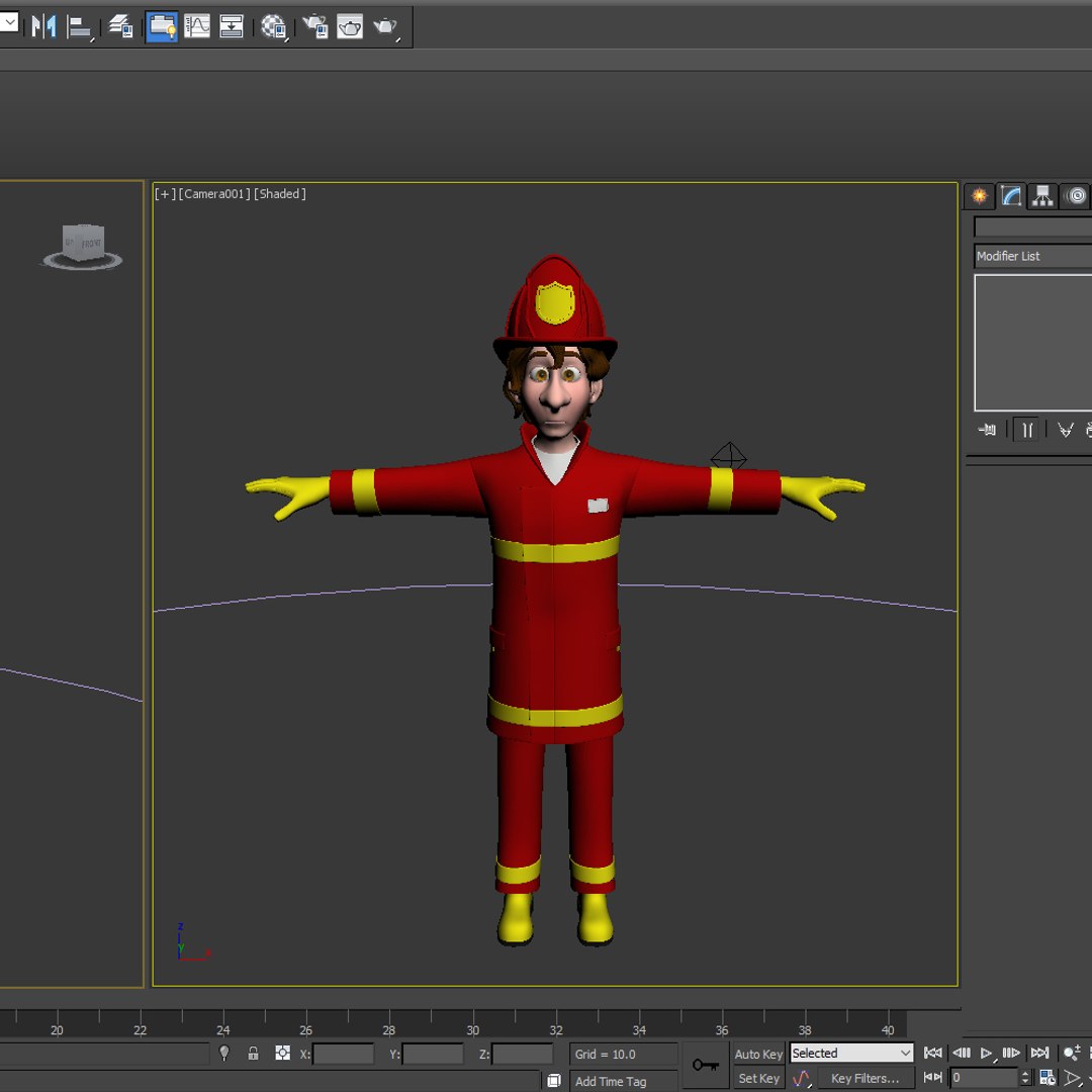 Fireman Cartoon 3D - TurboSquid 1552141