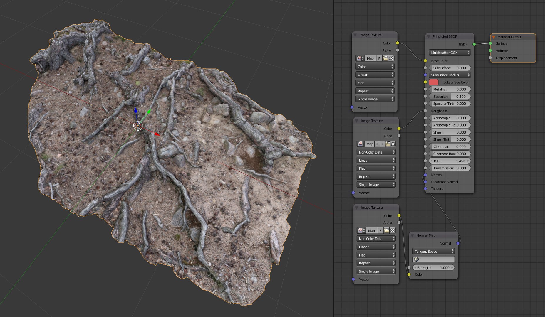 3D Nature Ground Scan 001 - TurboSquid 1396729
