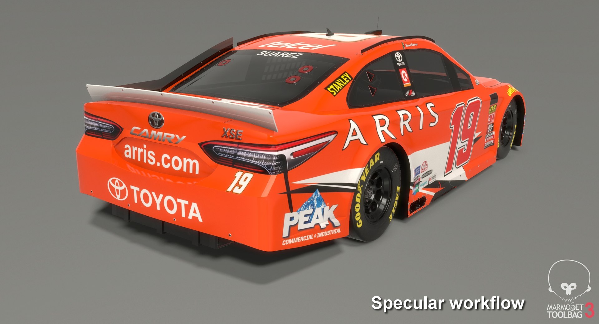 Nascar race car joe 3D model - TurboSquid 1328703