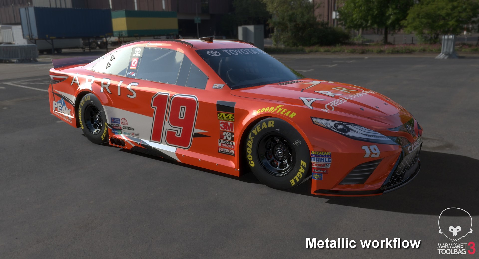 Nascar race car joe 3D model - TurboSquid 1328703
