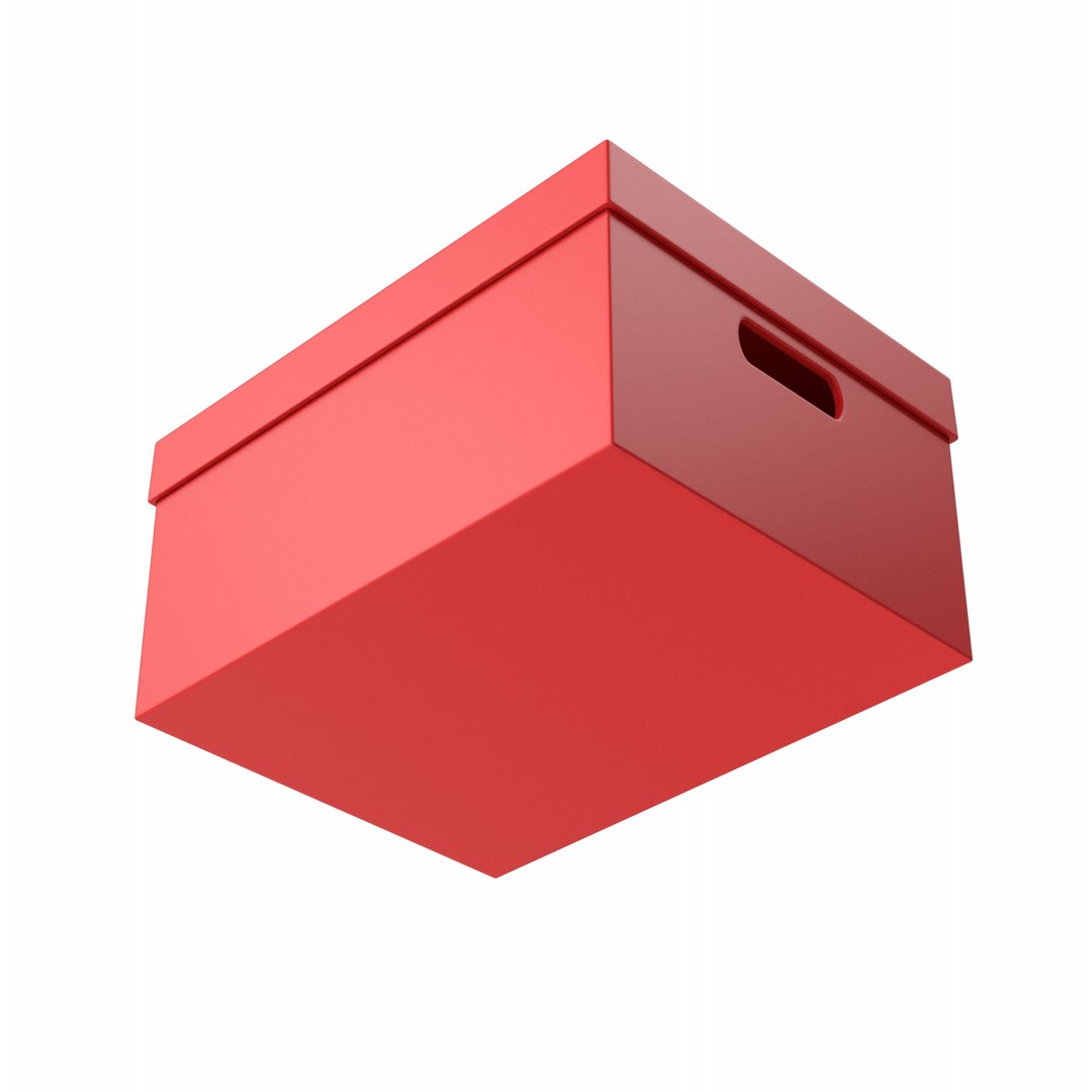 Red Box 3D model - TurboSquid 2179160