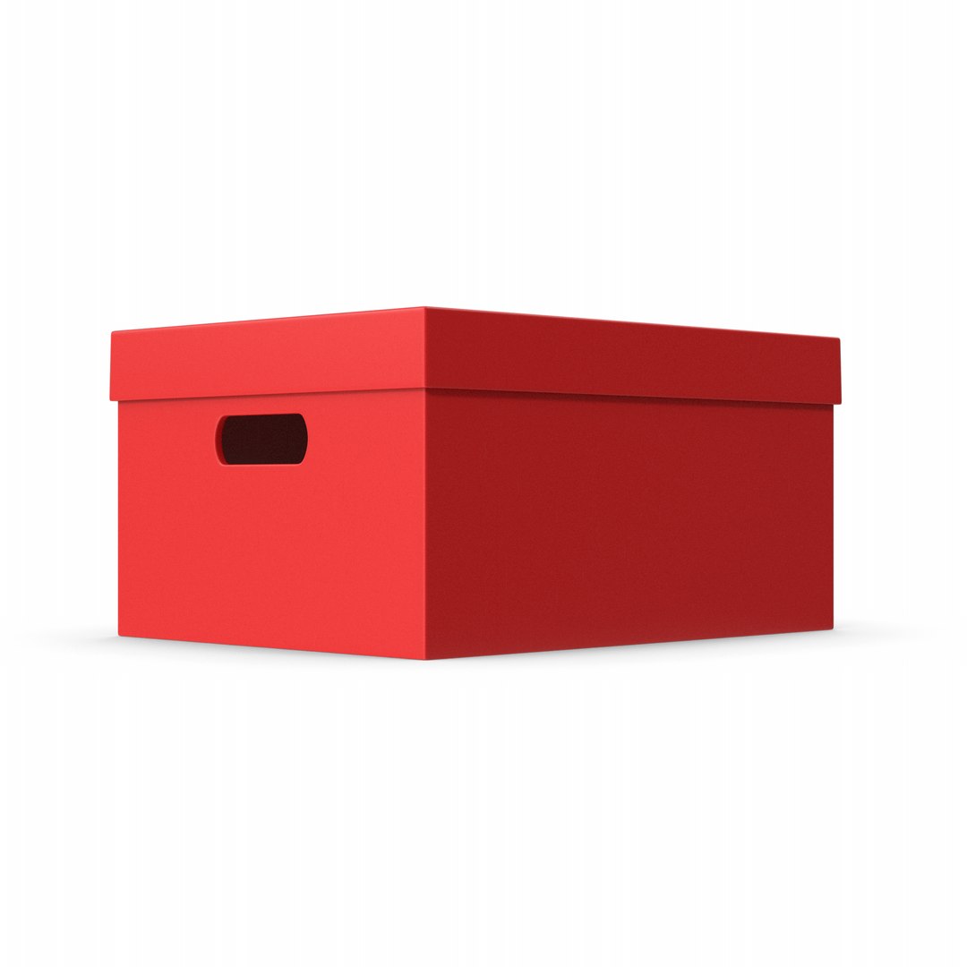 Red Box 3D model - TurboSquid 2179160