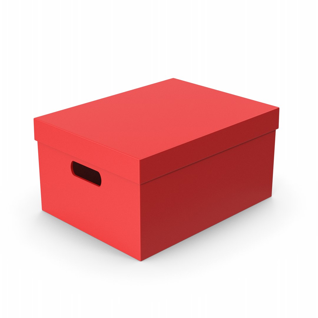 Red Box 3D model - TurboSquid 2179160