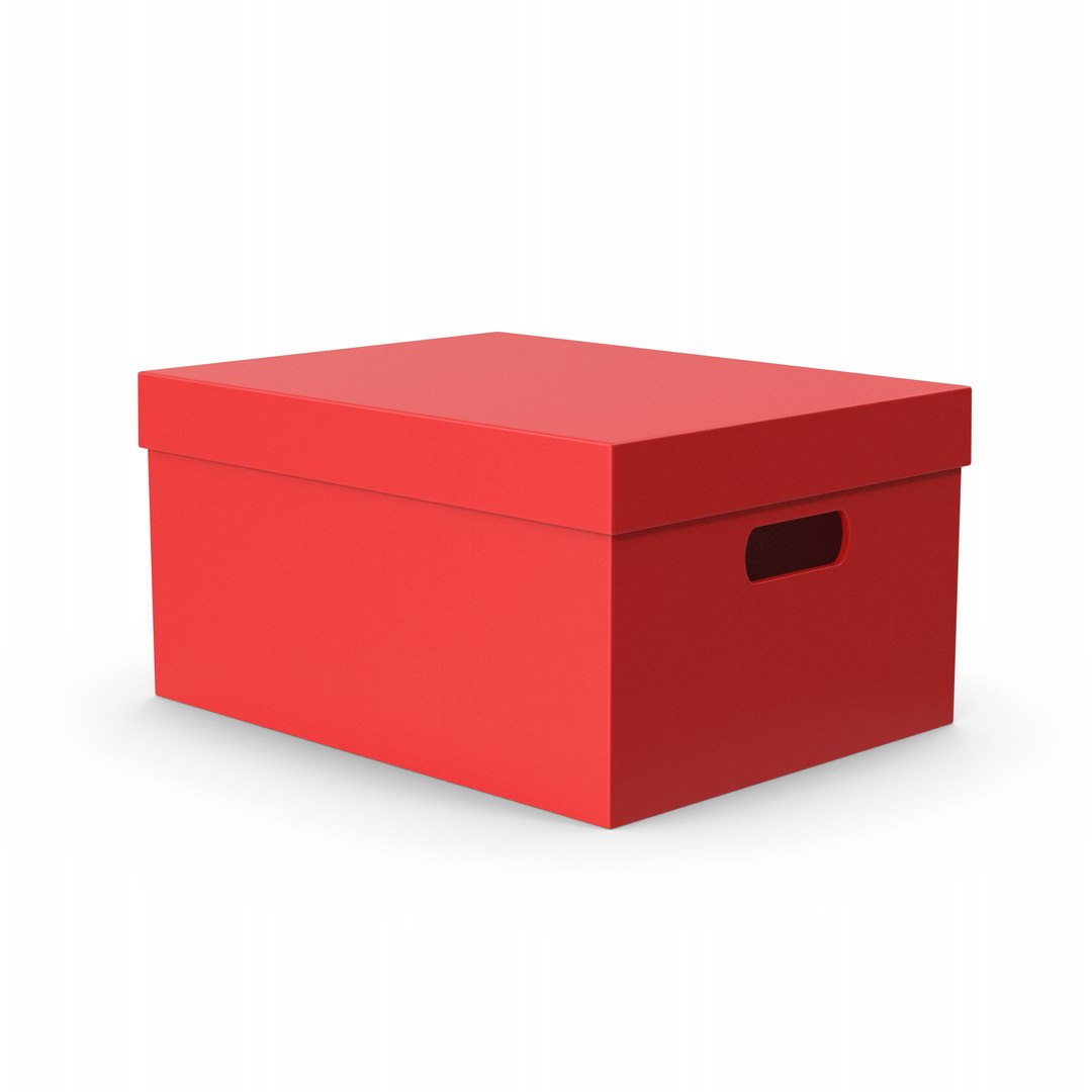 Red Box 3D model - TurboSquid 2179160
