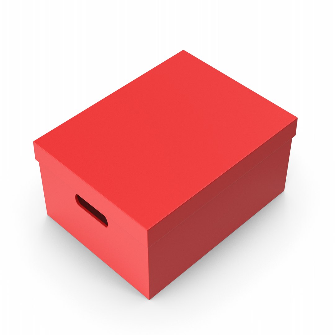 Red Box 3D model - TurboSquid 2179160