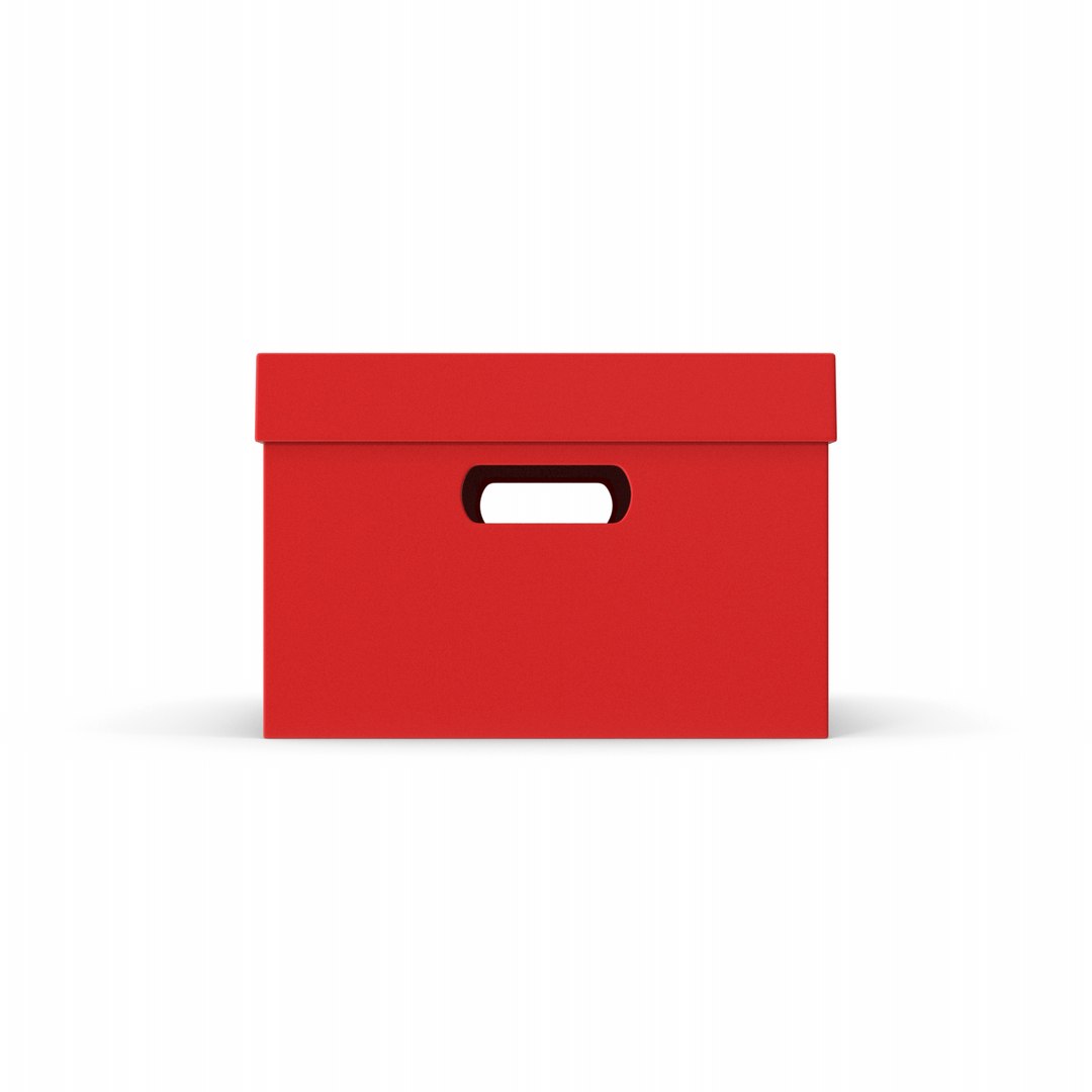 Red Box 3D model - TurboSquid 2179160