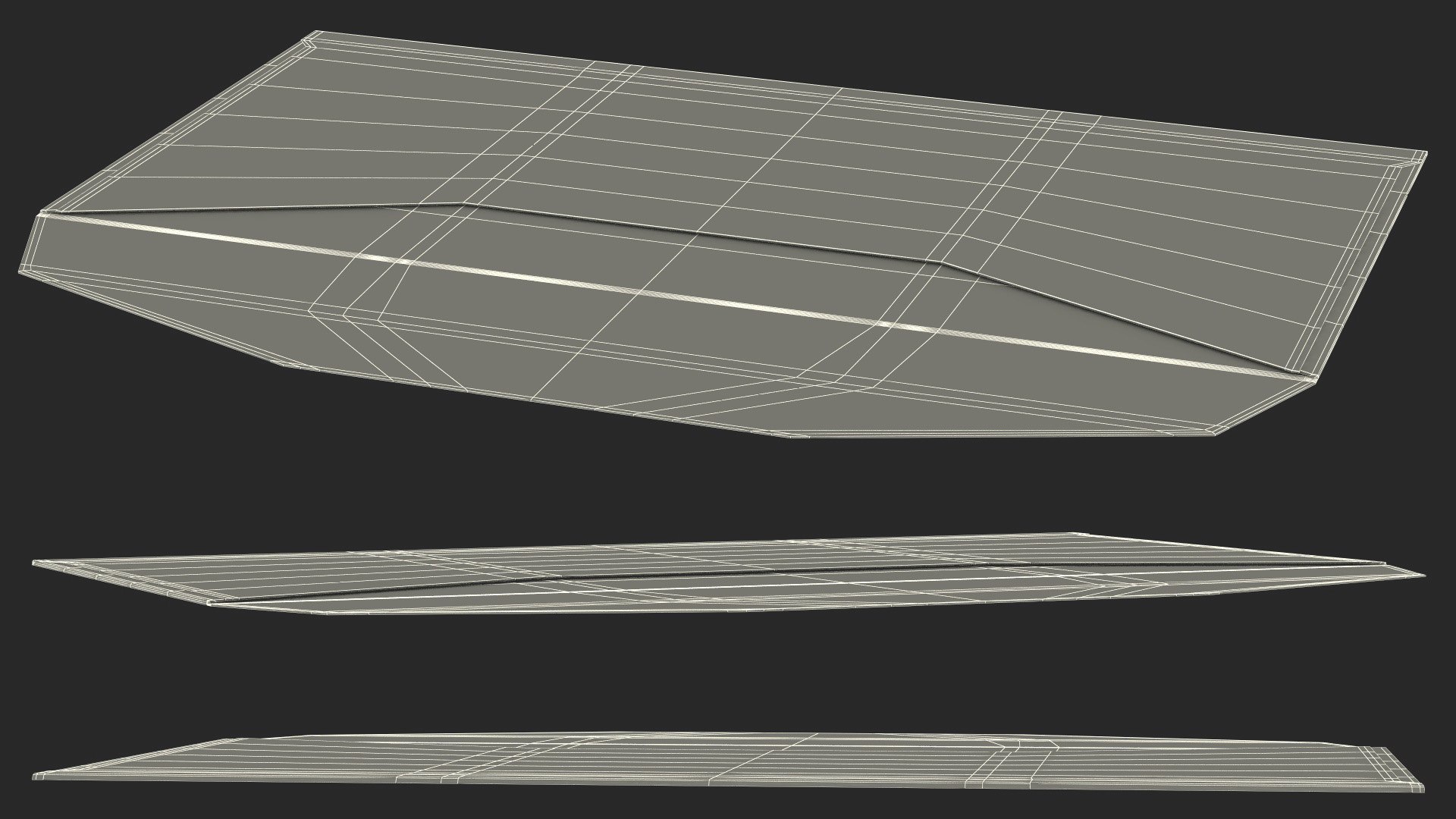 3D Trapezium Envelope Kraft Paper Rigged - TurboSquid 2211509